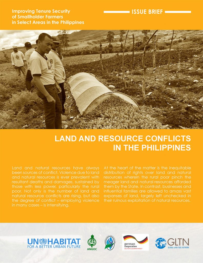 Land and Resource Conflicts in the Philippines – Global Land Tool Network